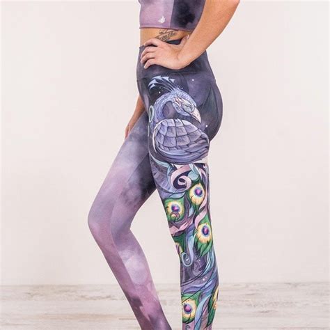 Peacock Leggings Etsy