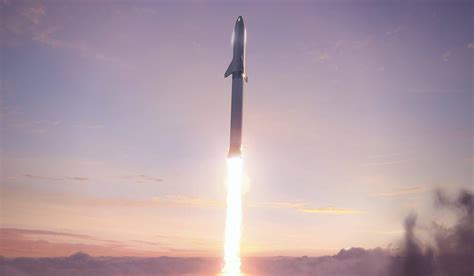 Rocket Starship Length 120 Meters Diameter 9 Meters Fully Reusable