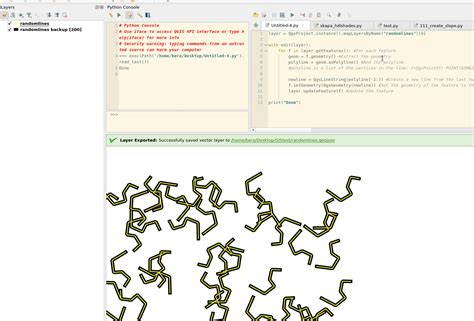 mass removing vertices from line layer in qgis geographic information