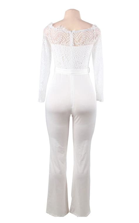 Luxurious Sexy Lace Full Off Shoulder Pants Size M Xxx Sex Shop