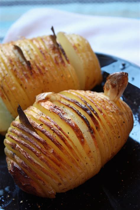 Giuggiola Is Cooking Hasselback Potatis Patatas Suecas Al Horno