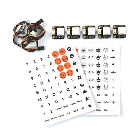 gravity led self lock switch button kit for arduino micro bit