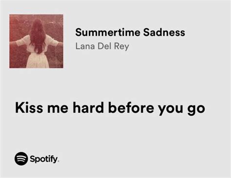 Lana Del Rey Summertime Sadness Lyrics