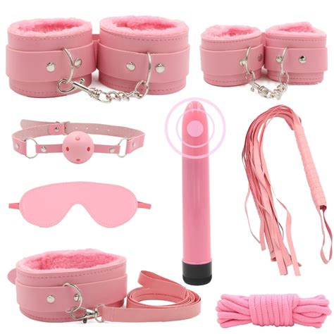Yema 8pcs Set Fetish Restrains Sex Bondage Set Mouth Gag Ankle