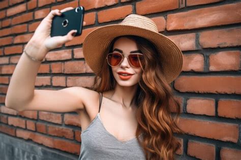 Premium Ai Image Cropped Shot Of An Attractive Young Woman Taking