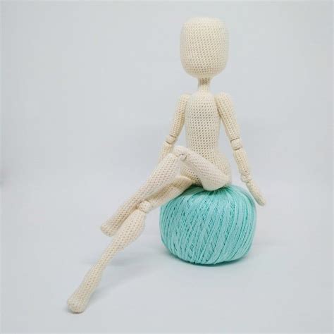Ball Jointed Amigurumi Doll Body Handmade Interior Doll Etsy Padrão