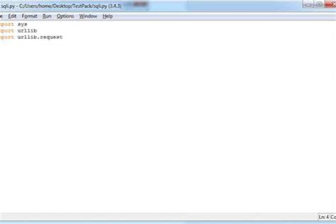 python making a simple sql injection vulnerability