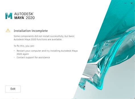 solved failed to install maya essentials 2020 autodesk community