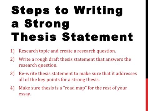 😍 How To Create A Thesis Statement For An Essay How To Write A Good