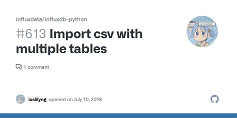 import csv with multiple tables · issue 613 · influxdata influxdb