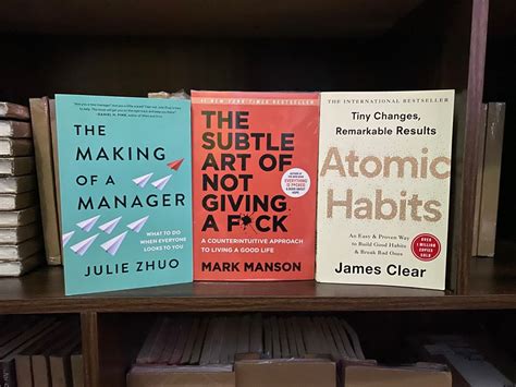 The Subtle Art Of Not Giving A F Ck Atomic Habits The Making Of A