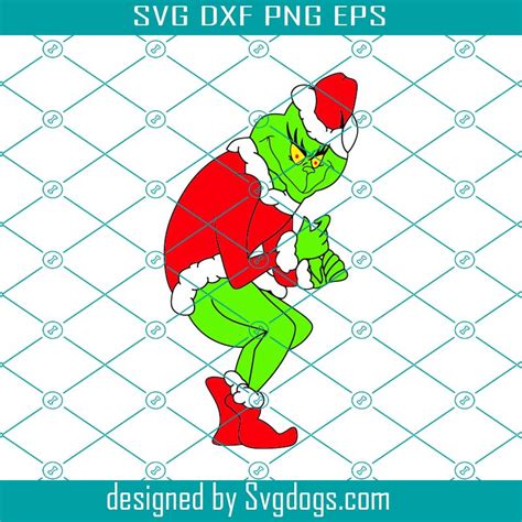 The Grinch Svg The Grinch Stealing Christmas Lights Svg Etsy Images