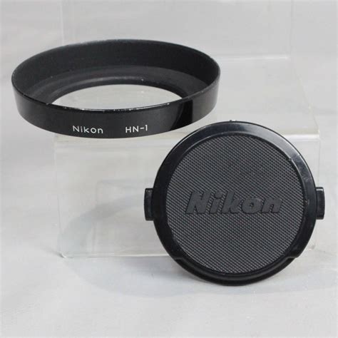【やや傷や汚れあり】051709 【良品 ニコン】 Nikon Hn 1 スクリュー式メタルレンズフードand52mm レンズキャップの落札情報