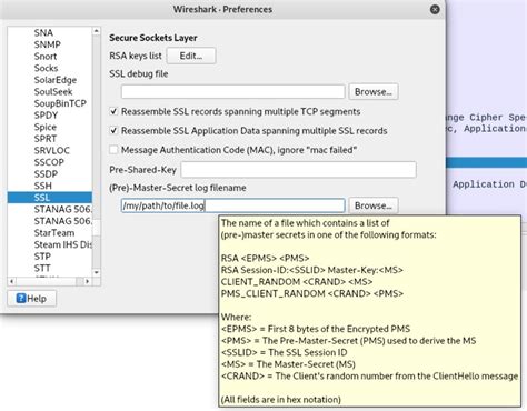 reading sniffed ssl tls traffic from curl with wireshark david hamann