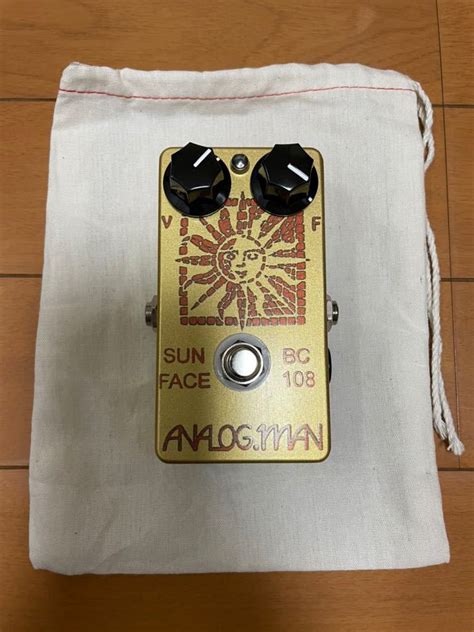 【残りわずか】 新品未使用 Analogman Sun Face Bc108 シリコントランジスタ Fuzz ファズフェイス Analog