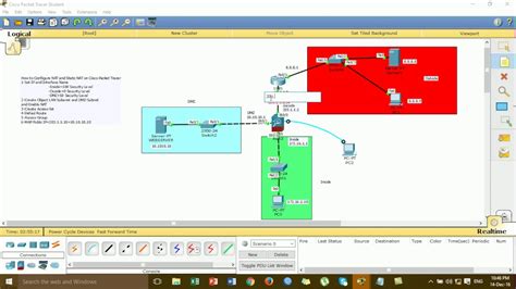 cisco asa 5505 configure nat and static nat on cisco packet tracer