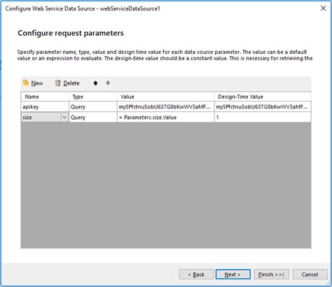 new webservice data source component in telerik reporting