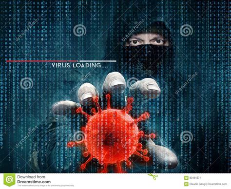 hacker and computer virus concept stock image image of hacker