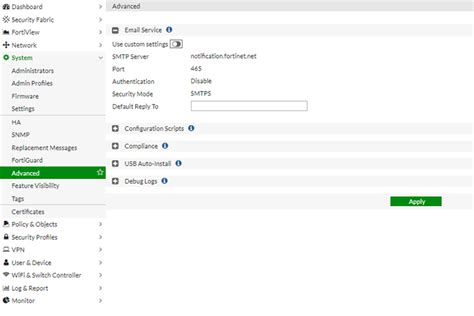 technical tip how to configure alert email settin fortinet community
