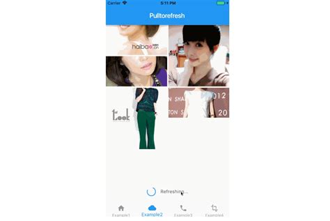 a widget provided to the flutter scroll component drop down refresh