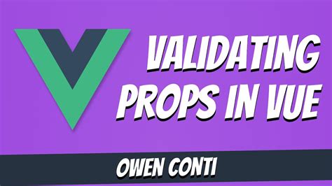 validating props in vue youtube
