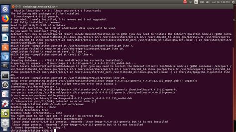 error pkgs with unmet dependencies