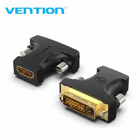 Vention Ecdbo Dvi Male To Hdmi Female Adapter Black Kenya Gadget Shop