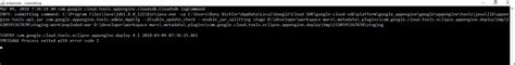 createprocess error 206 the filename or extension is too long · issue