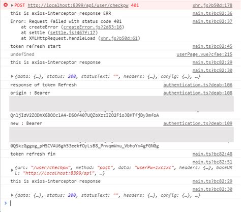 response interceptor s retry is successful but the original function