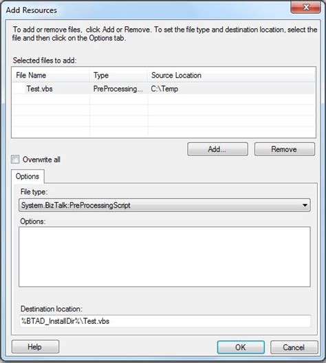 being selective about when your pre post processing scripts execute