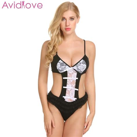 Avidlove Women Bodystocking Bodysuit Bodydoll Lingerie Sexy Set Cut