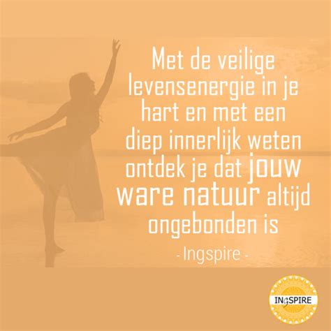 Met De Veilige Levensenergie In Je Hart En Met Een Diep Innerlijk Weten