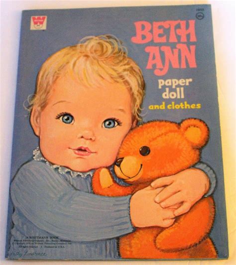 Whitman 1970 Beth Ann Paper Doll Book Unused Uncut Vintage 3875978155