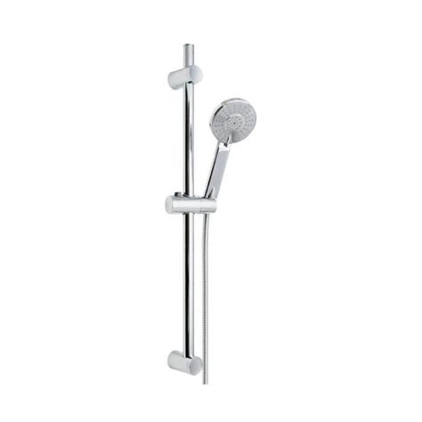 Ensemble De Douche Complet En Abs Chromé 2 Jets Système Anti Calcaire