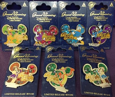 Shanghai Disney Resort Opening Day Pins Disney Pins Blog