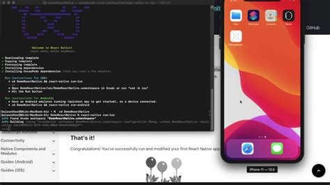 react native ios app setup youtube
