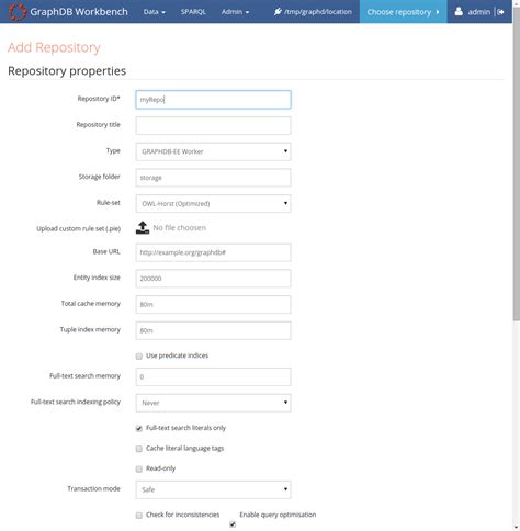 workbench user guide — graphdb free 6 6 documentation