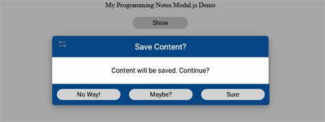 javascript css html modal js simple modal dialog prompt using