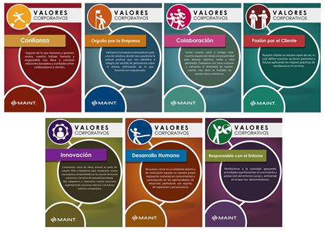 Afiches Cultura Valores Corporativos Maint On Behance