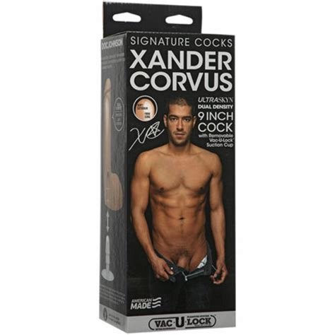 Signature Cocks Xander Corvus 9 Inch Ultraskyn Cock W Removable Vac U