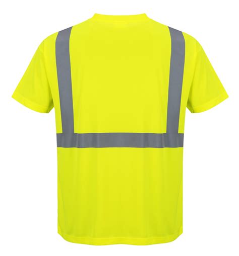 Portwest Mens High Visibility Safety Shirt Reflective Iwantworkwear