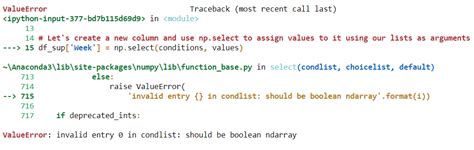 [code] error while creating a new column based on if elif else