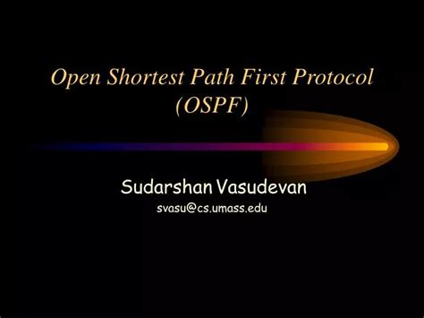 ppt open shortest path first protocol powerpoint presentation free