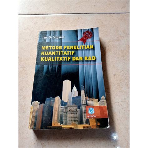 Jual Ori Buku Metode Penelitian Kuantitatif Kualitatif Dan R And D