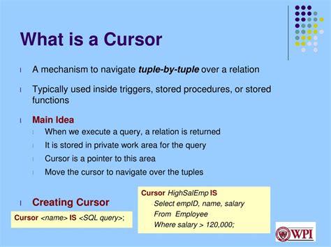 Ppt Advanced Sql Cursors And Stored Procedures Powerpoint Presentation