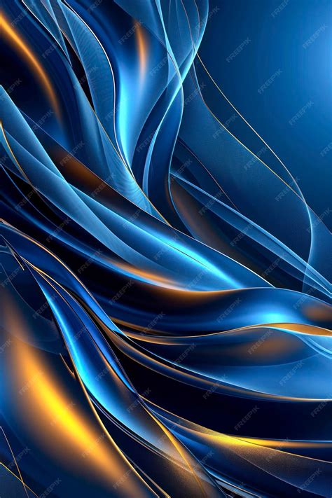 Premium Photo Vertical Abstract Luxury Glowing Lines Curved