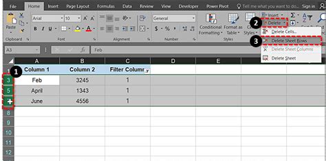 how to delete every other row in excel