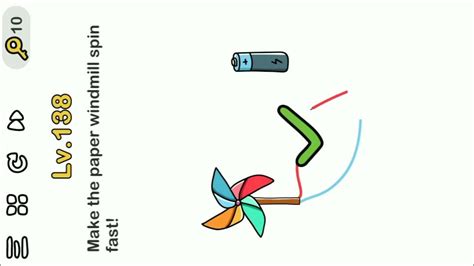 Brain Out Level 189 Make The Paper Windmill Spin Fast Youtube