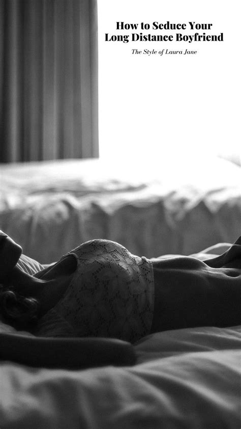 Black And White Image Of Woman Lying On Her Bed With Lingerie Long