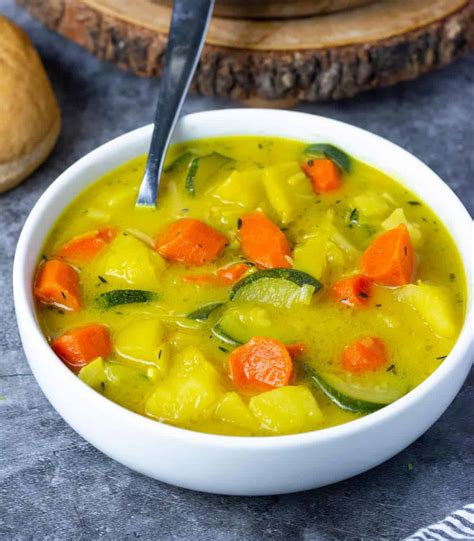 Vegan Potato Leek Carrot Soup Healthier Steps